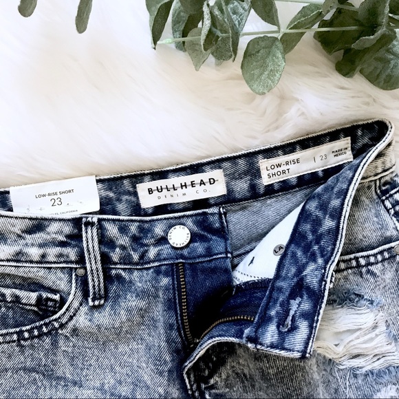 Bullhead | Shorts | Bullhead Blue Rider Acid Wash Shorts Nwt | Poshmark